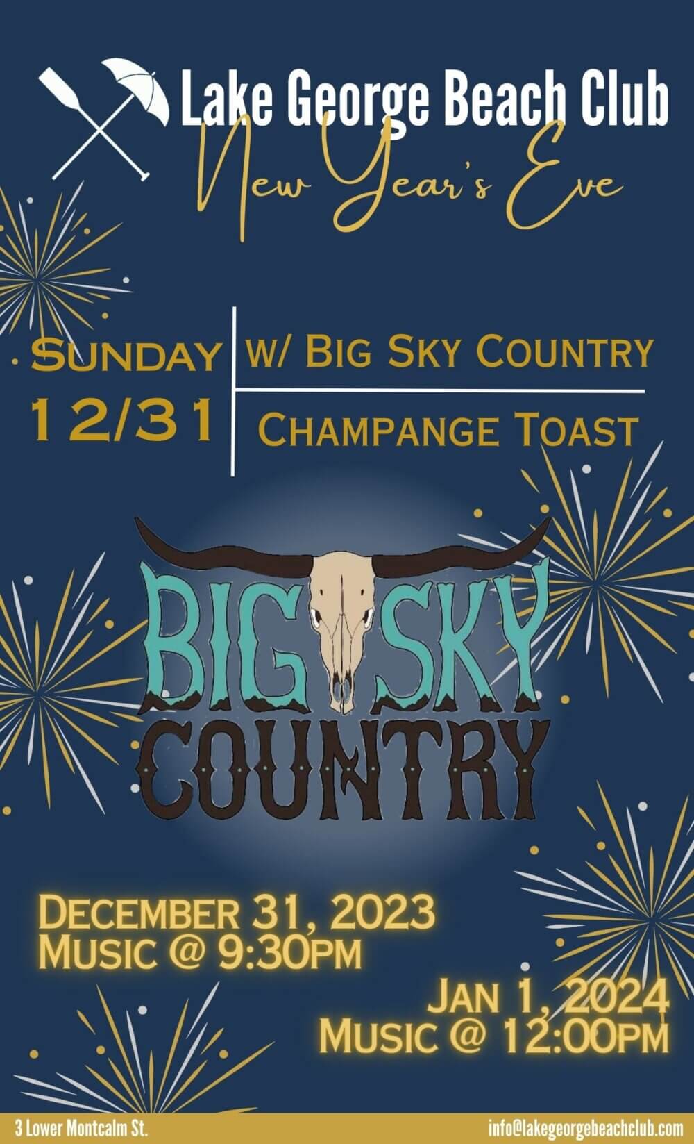 Music & Nightlife – Lake George Beach Club: 3 Montcalm St, Lake George, NY