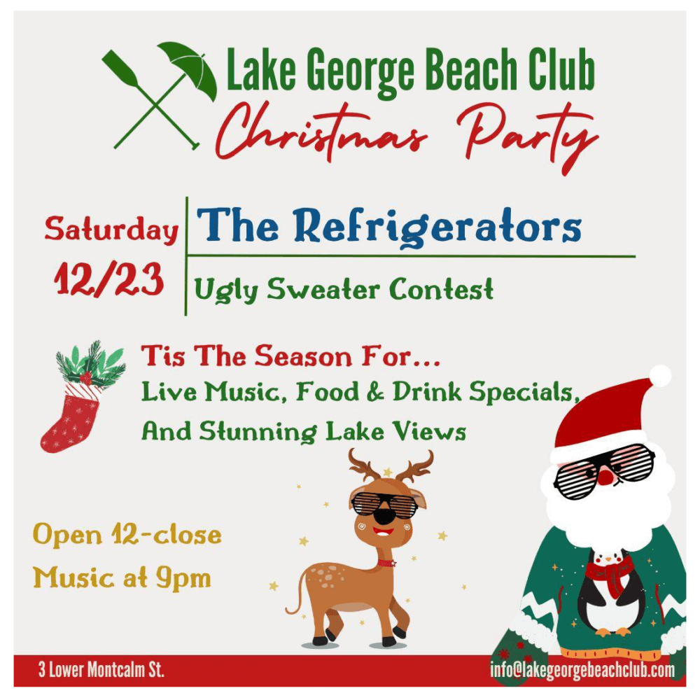 Music & Nightlife – Lake George Beach Club: 3 Montcalm St, Lake George, NY